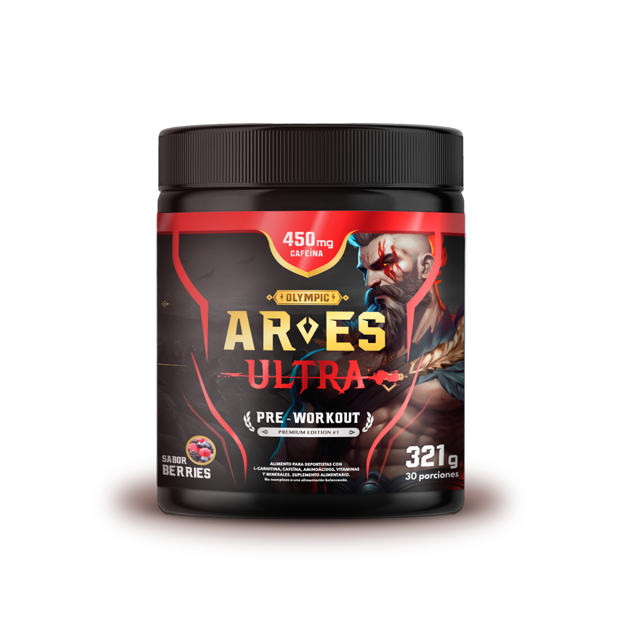 ARES Pre Entreno 321 gr [30 Serv] | Energía y Potencia Extrema ...