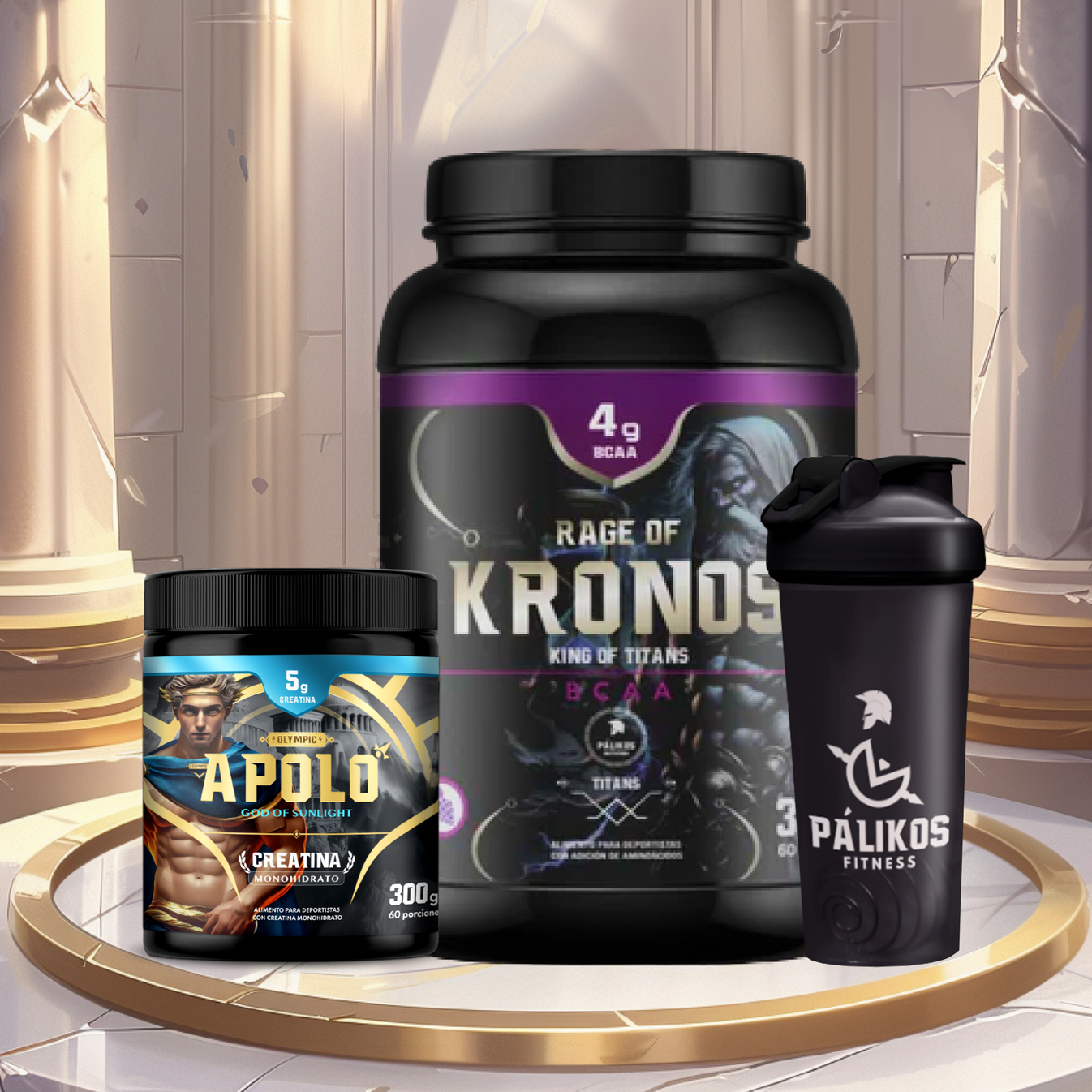 PACK AHORRO 😈💫 | KRONOS 👿 [60 serv] + APOLO [60 serv] + Shaker ...