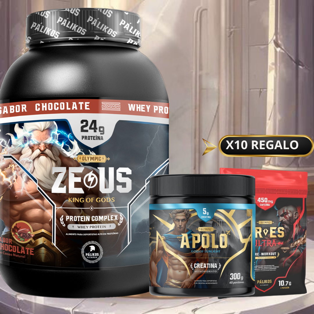 Proteina 1 kg whey complex + creatina 300 + 10 Sashet pre entreno ...